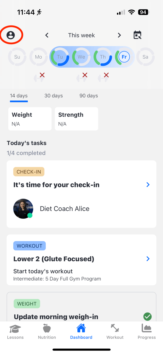 How do I log in / out?