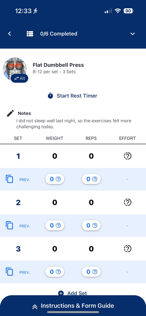 How do I properly track my workouts?