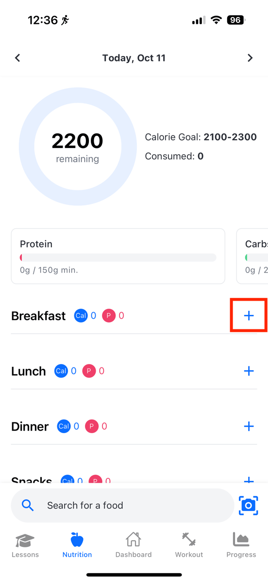 How do I use the AI food scanner and barcode?