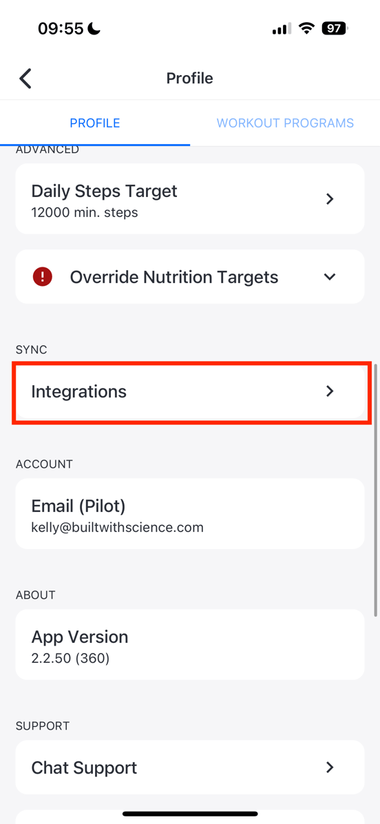 How do I sync my steps with my device? (iOS & Android)